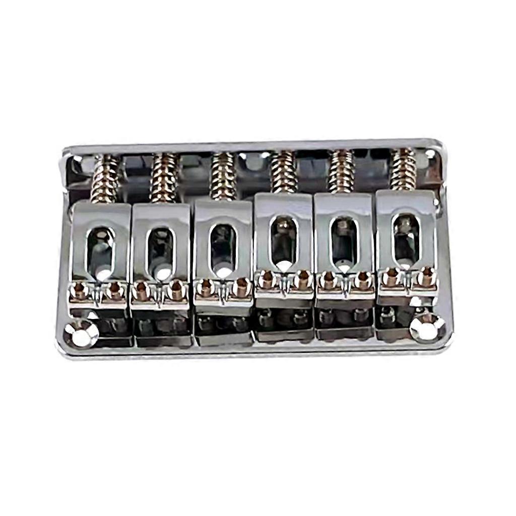6 Strings Electric Guitar Bridge Tailpiece Top Load Fixed Hardtail ...