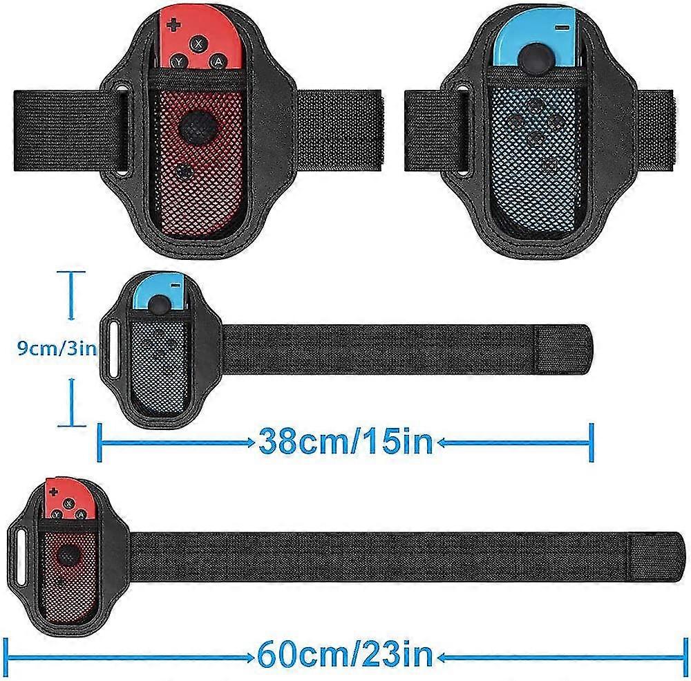 Yaju Adjustable Elastic Leg Band Straps, Wrist Bands For Switch, Strap ...