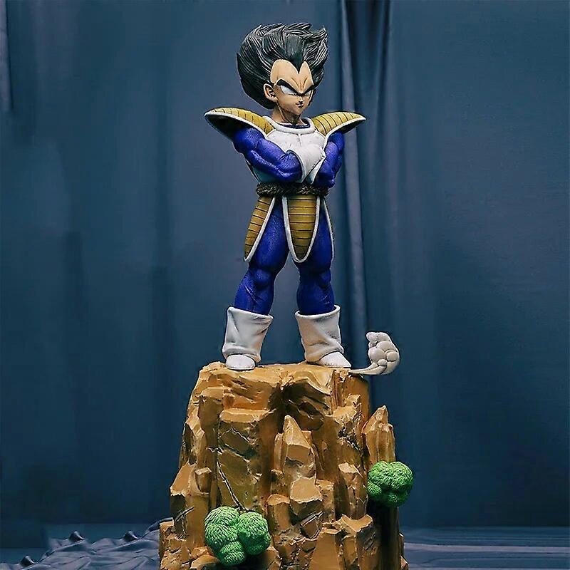 39cm Goku Dragon Ball Figure GK Tearing Clothes Son Goku Prince Vegeta ...