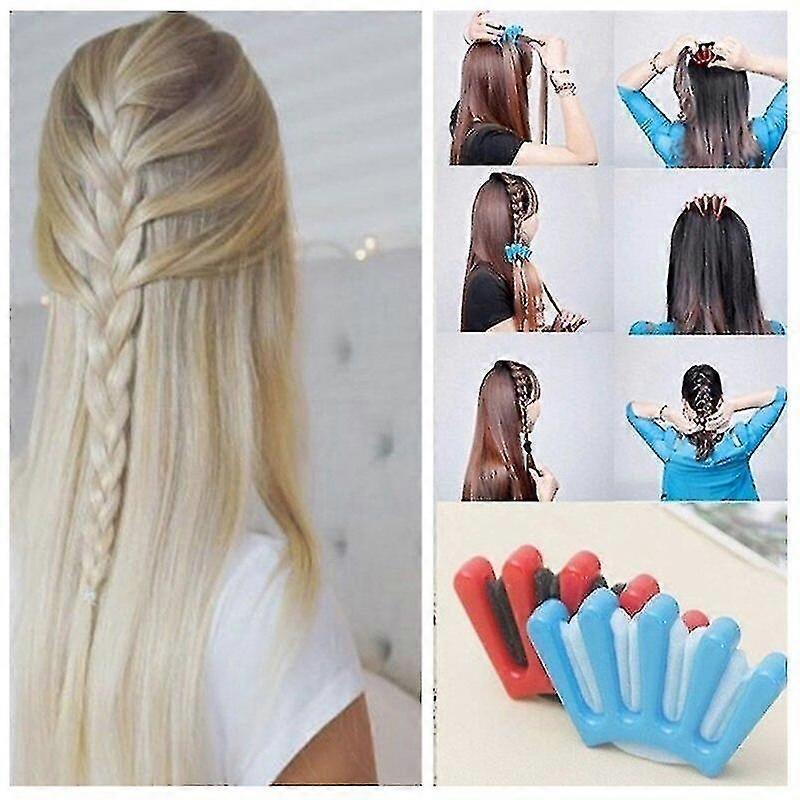 Hair Braider 3pcs Women Girls Diy Sponge Hair Braider Plait Hair Twist ...