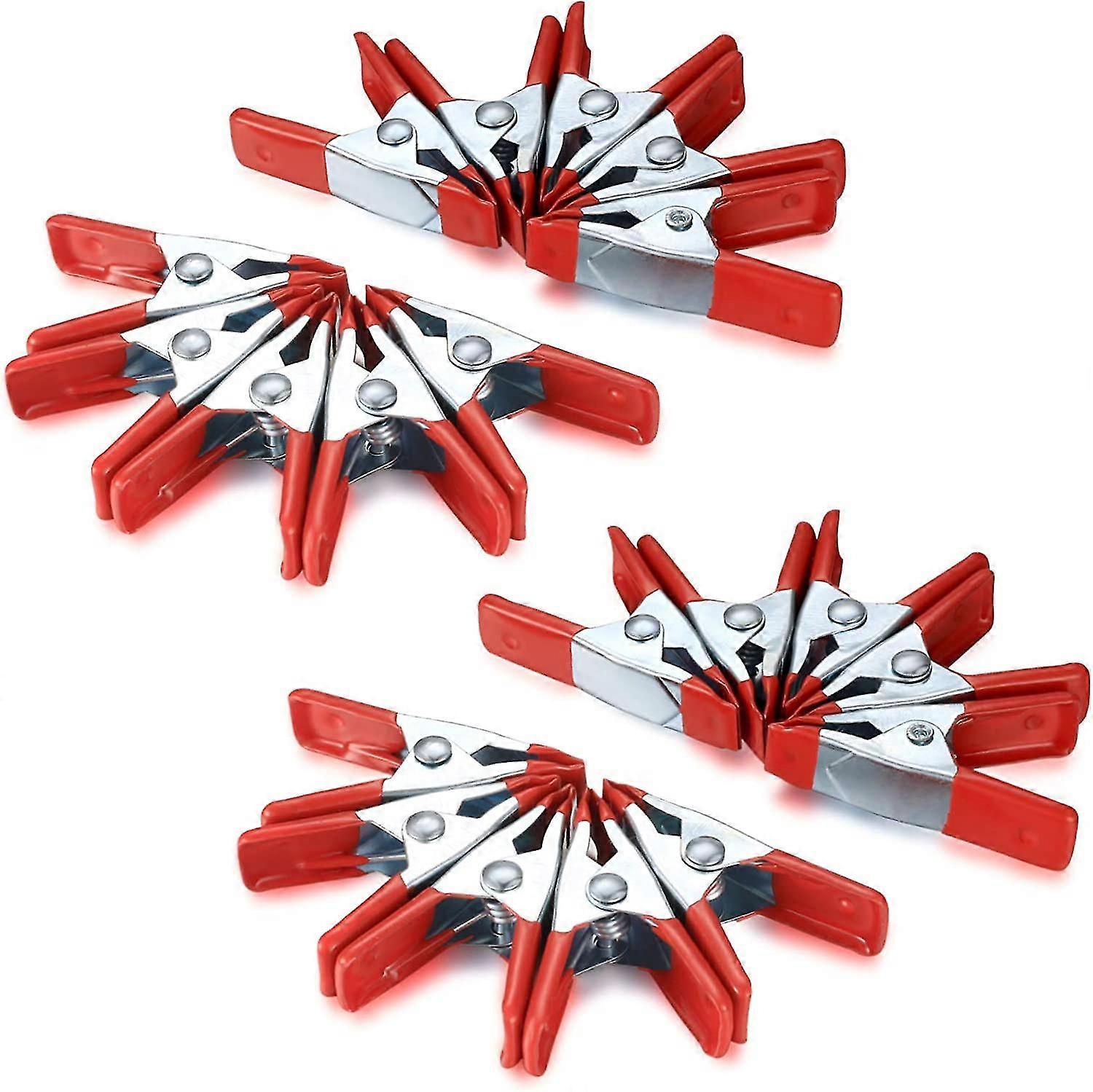 Metal Bavoe Spring Clamps Clips, Heavy Duty Tipped Grip Holder Rubber ...