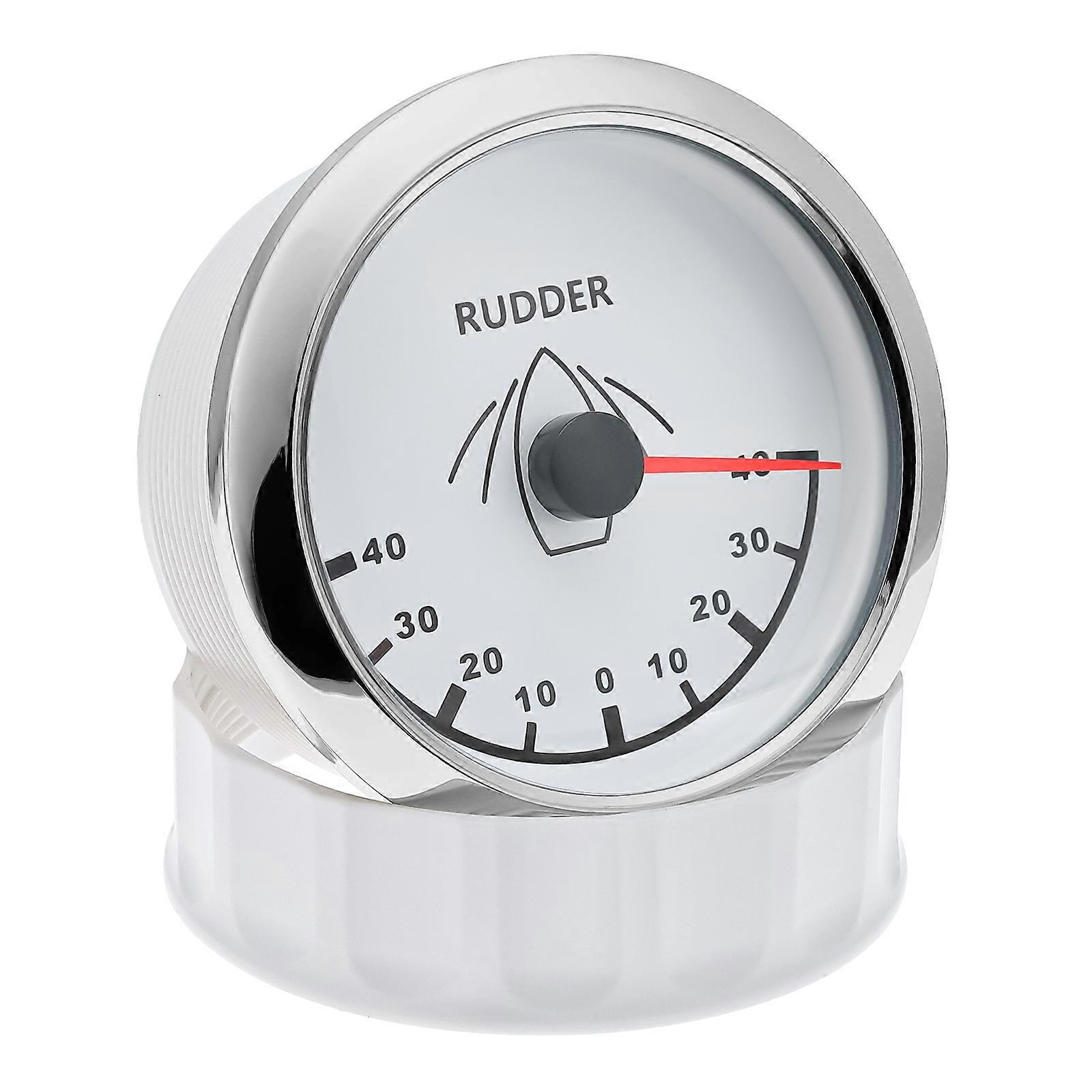 85mm Boat Marine Rudder Angle Indicator Gauge 0-190 ohm Rudder Angle ...
