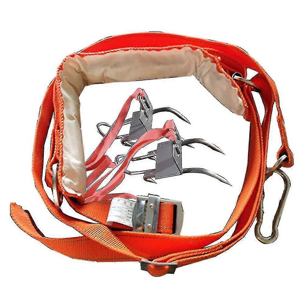 Tree Climbing Spikes With Harness Belt For Climbing Trees Outdoor ...
