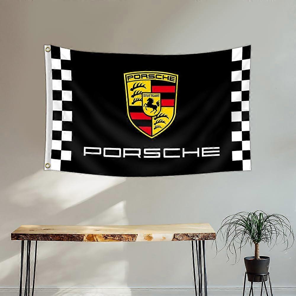 Felizer Porsche Flag Banner (20 x 8 Feet,, Vibrant Color, 150D ...