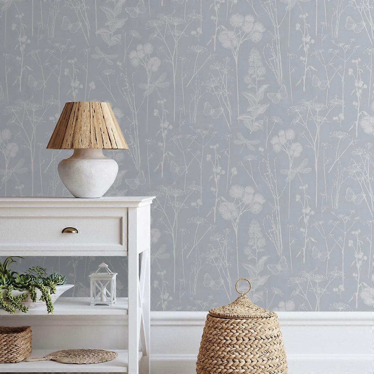 Botanical Wallpaper World of Wallpaper | Fruugo UK