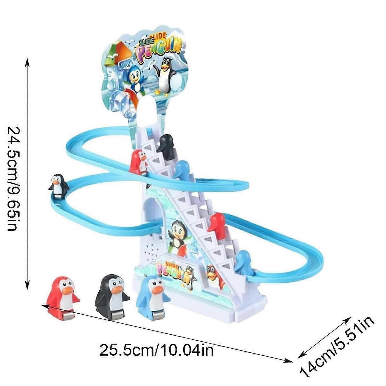 Animals Climbing Stairs Toys Electrical Assembly Track Slide ...