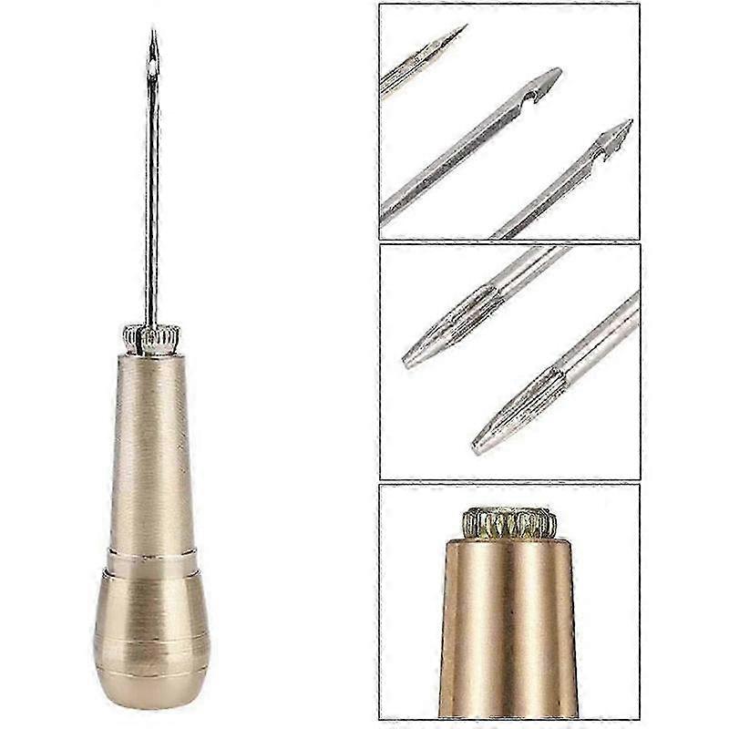 1set Sewing Shoe Repair Sewing Tool Needle Awl Leather Craft Boots Kit ...
