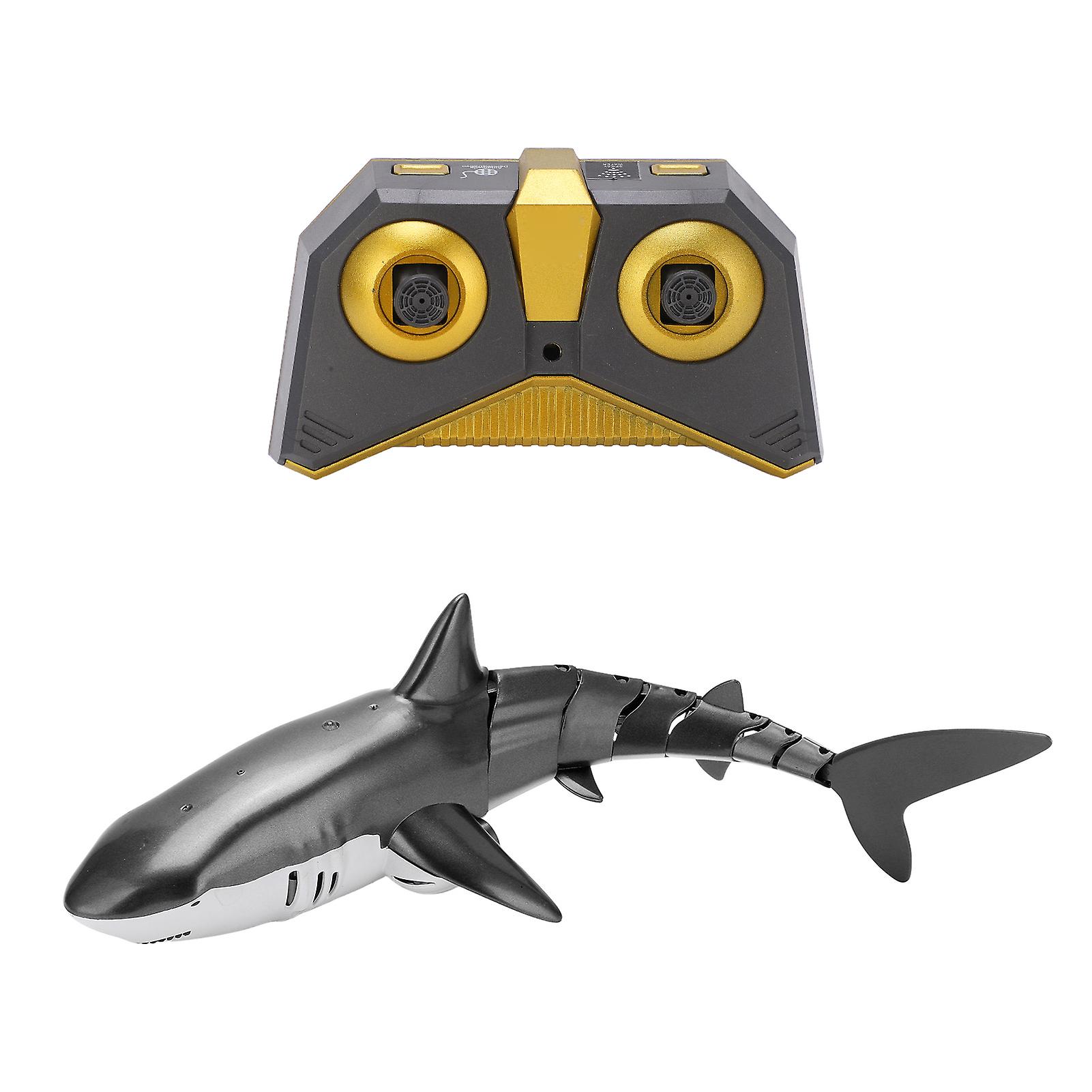 Electric Rc Boat 2.4g Remote Control Pool Shark Simulation Water Jet ...