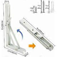 Lot de 2 Equerre Etagere 300mm, Support Console Pliable, Acier ...