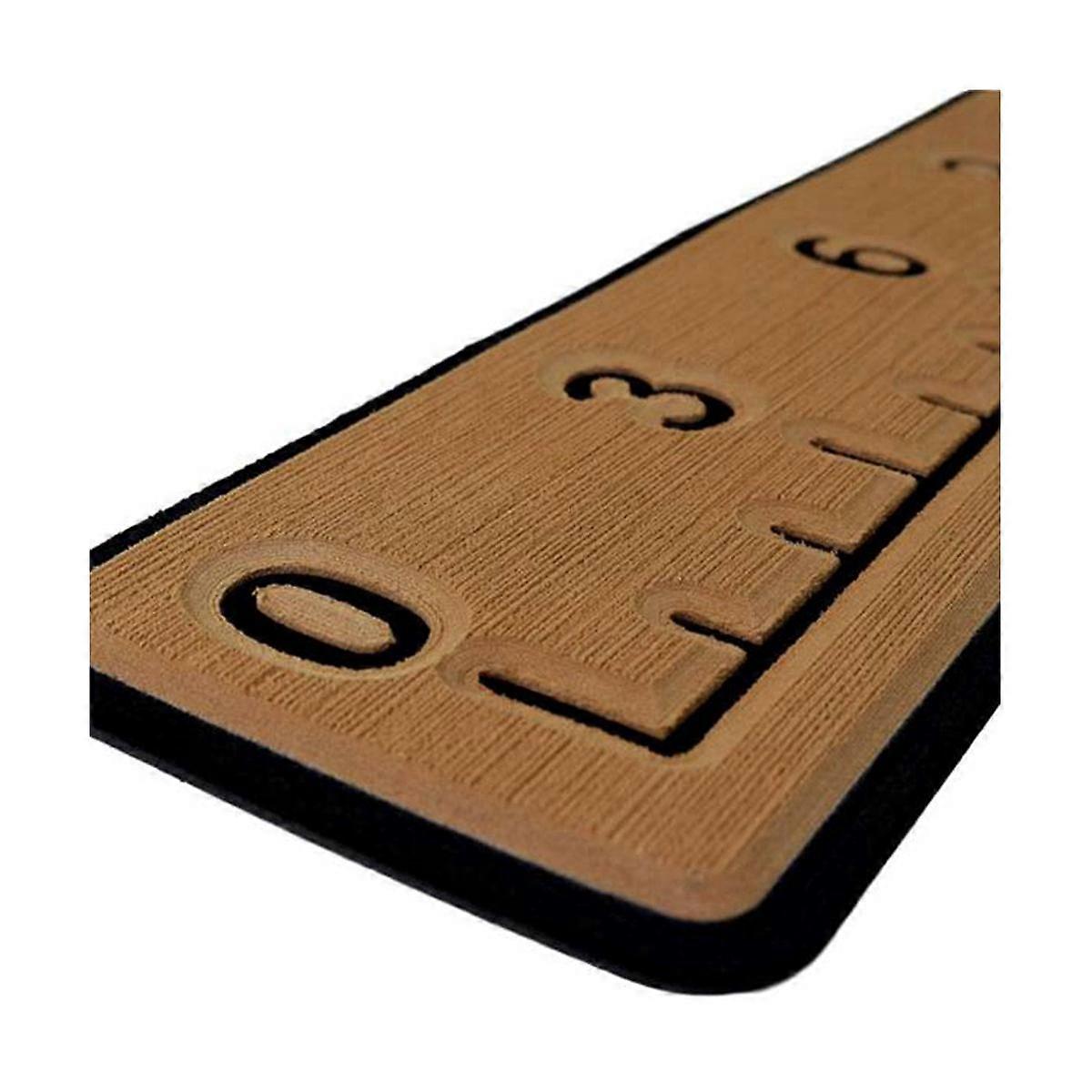 100X15cm EVA Foam Fishing Measuring Sticker Self-Adhesive Backing Ruler ...