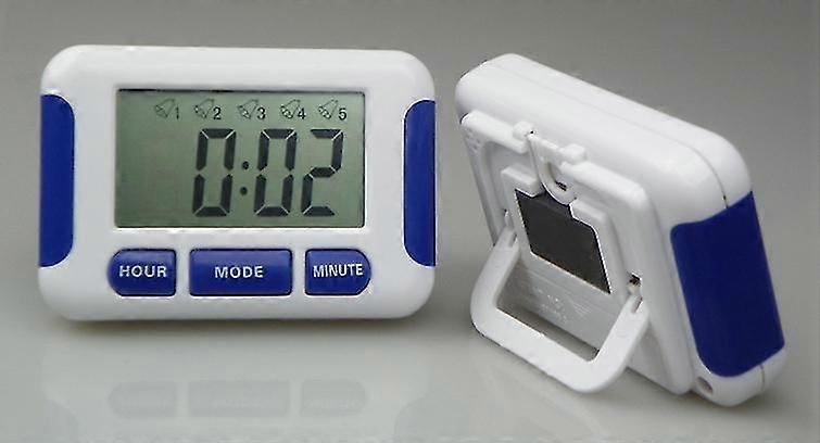 Timer, Multi-Medication Reminder Alarm, Up to 8 Daily Alarms and Timers ...