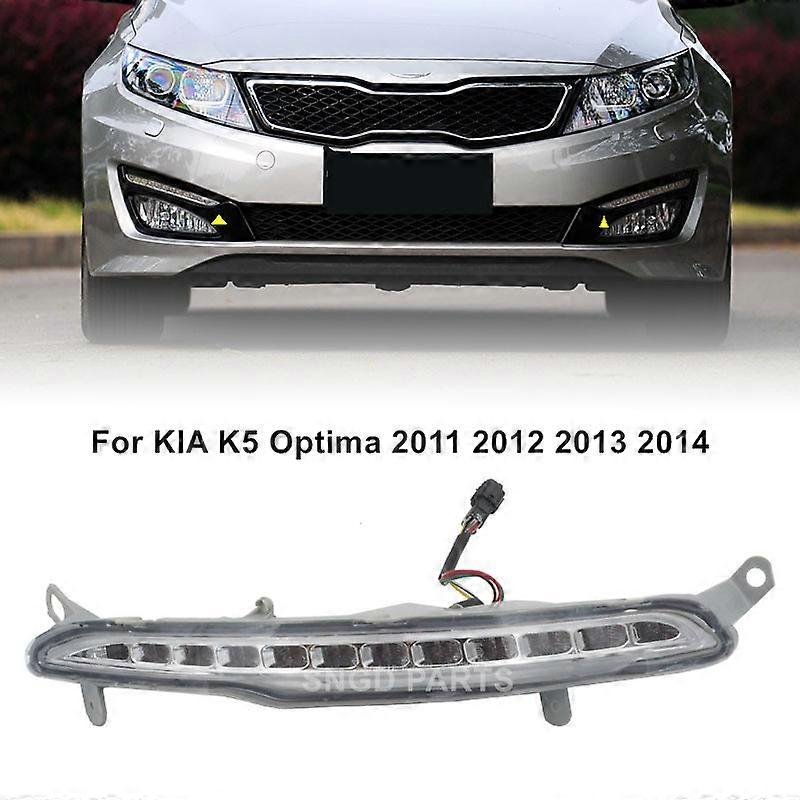 For KIA K5 Optima 2011 2012 2013 2014 DRL Daytime Running Light Car Front Bumper LED DRL Fog ...
