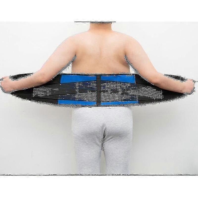Big Size 5xl 6xl Lower Back Support Brace Male Waist Back Posture ...