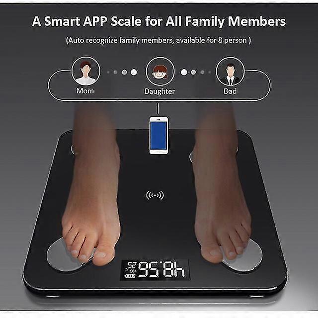 Body Fat Scale Smart Electronic Weight Scale Body Composition Monitor ...