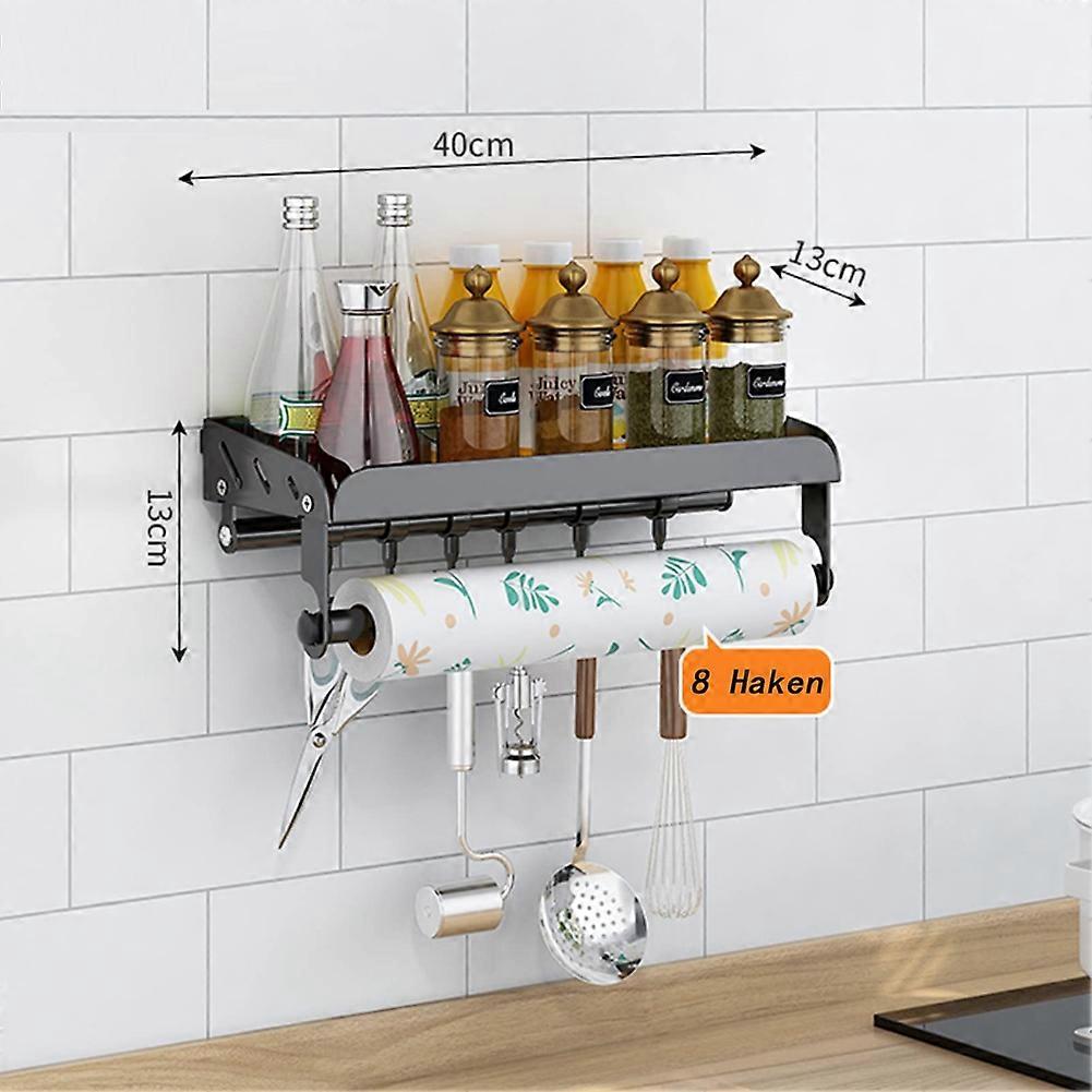 Spice Rack Wall, Kitchen Holder, Kitchen Rack Wall for Spices, Wall ...