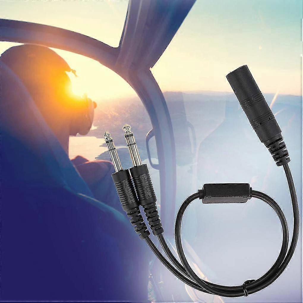 Helicopter General Aviation Headphone Adapter Headset Connector | Fruugo UK
