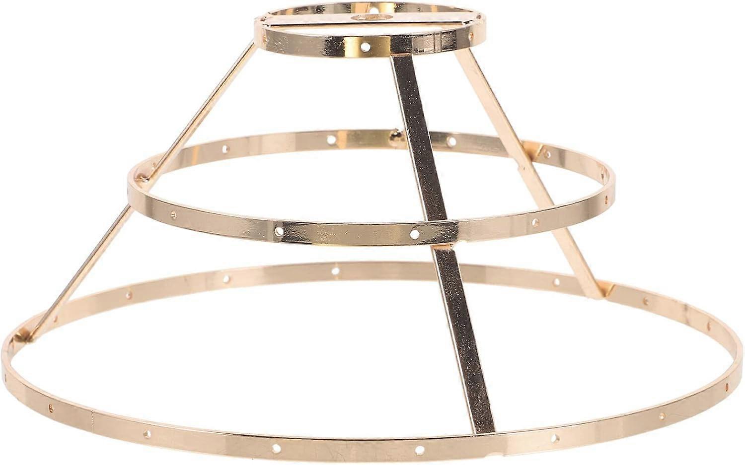 Metal Lampshade Frame DIY Iron Lampshade Frame 3-tier pendant Lamp ...