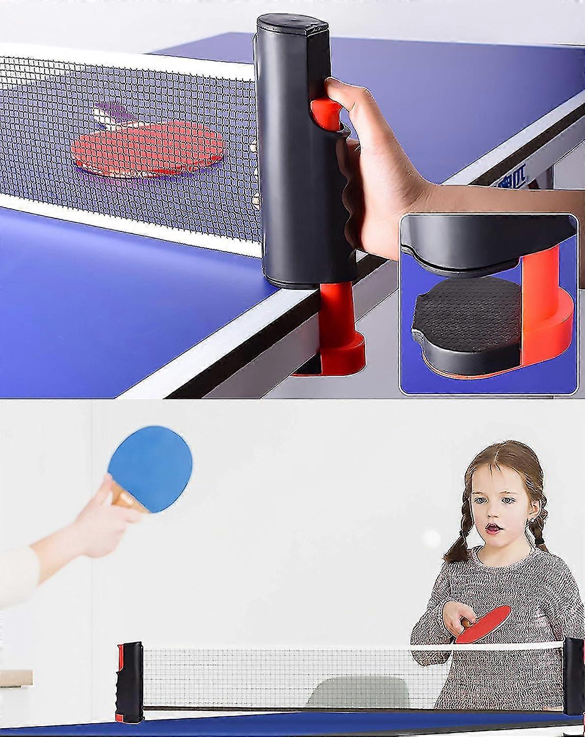 Retractable Table Tennis Net - Table Tennis Net For Any Table - Portable Table Tennis Net And ...