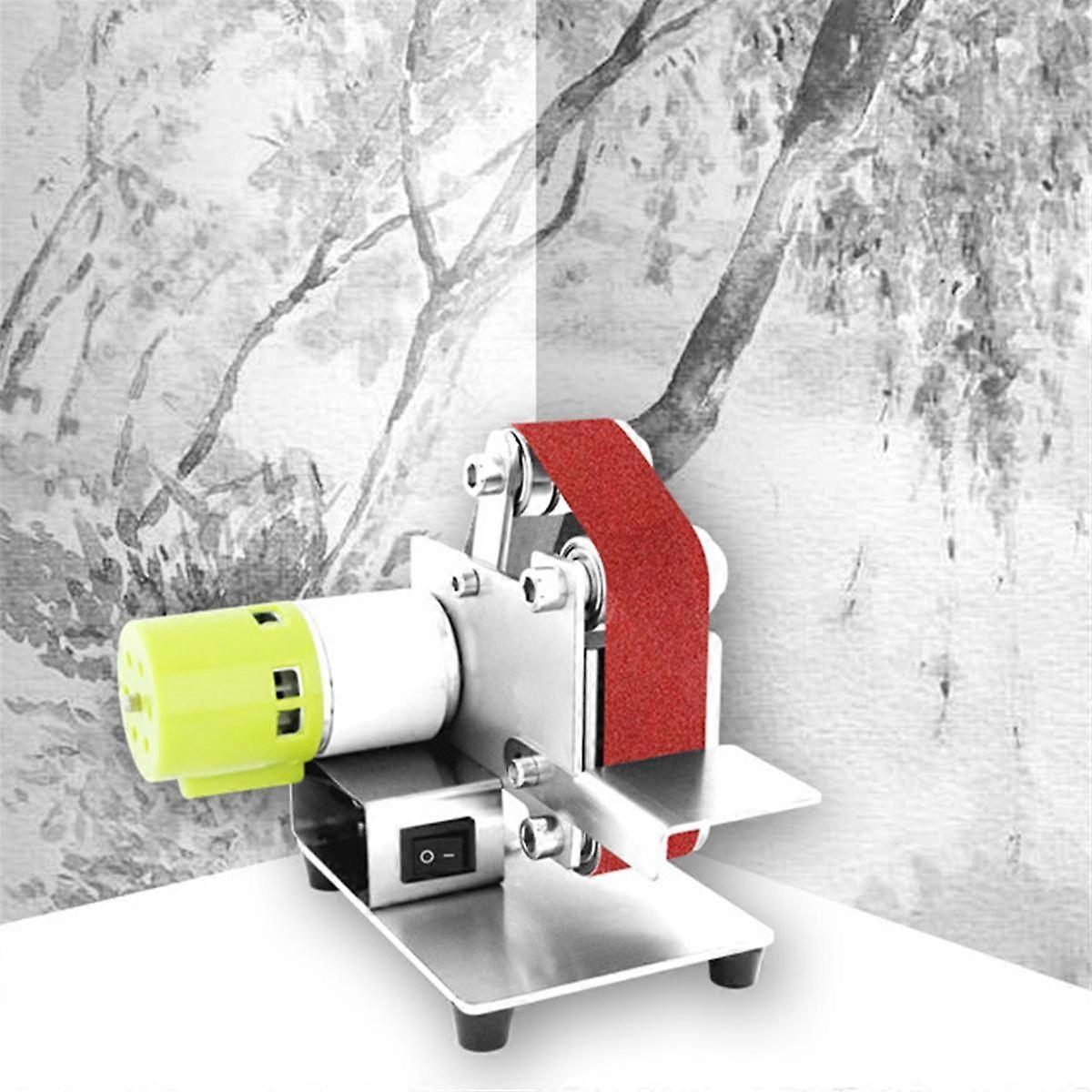 EU Plug, Mini Belt Sander Electric Sanding Polishing Grinding Machine 7 ...