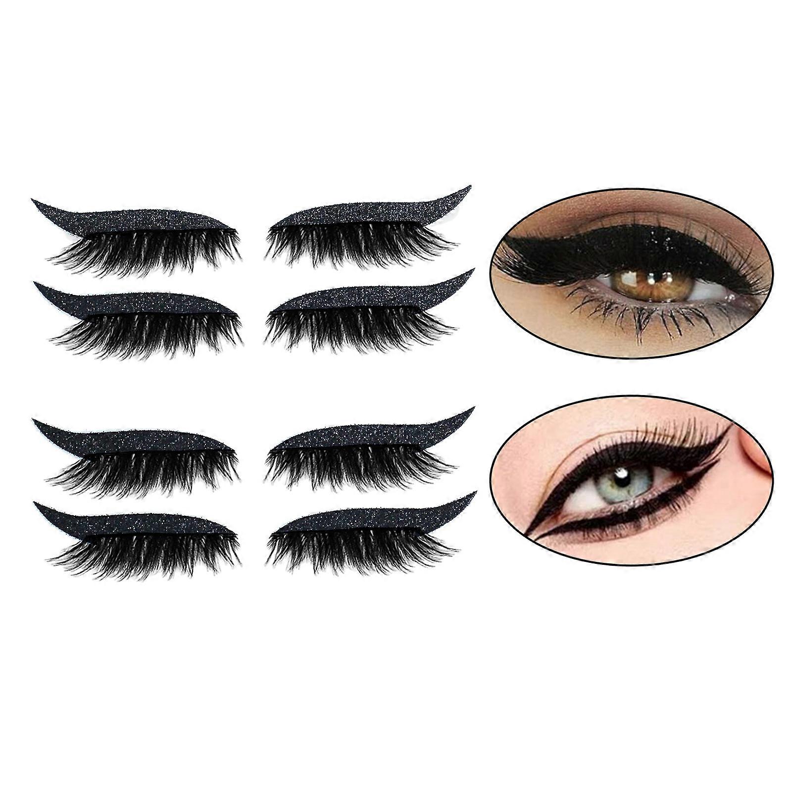 Creativity Reusable Eyeliner And Eyelash Stickers Waterproof Long ...