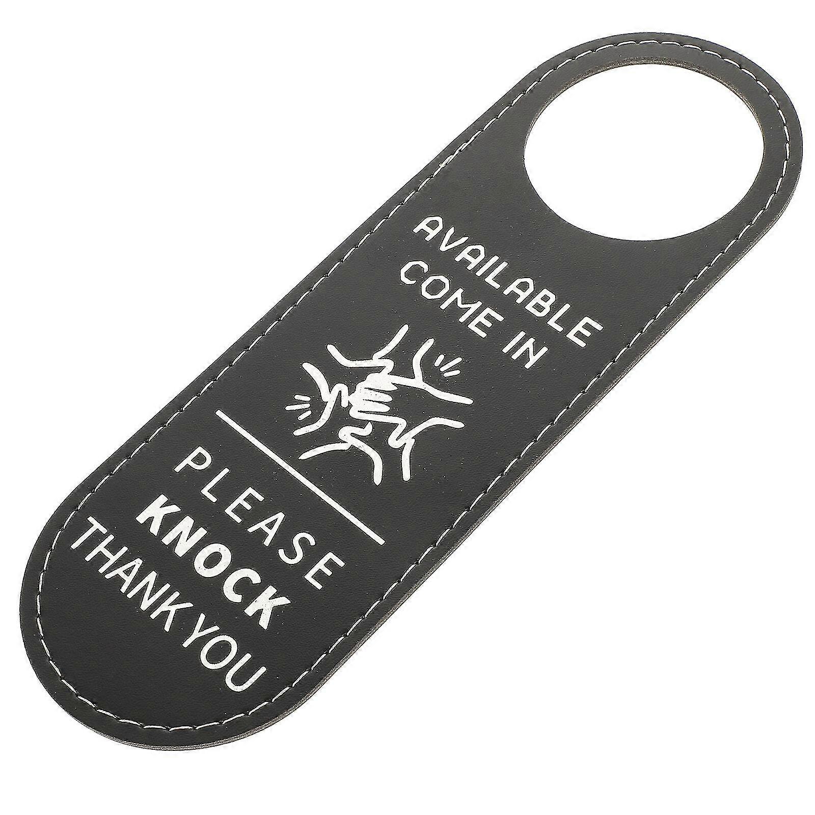 Please Knock Sign Do Not Disturb Sign Double-sided Door Hanger Sign for ...