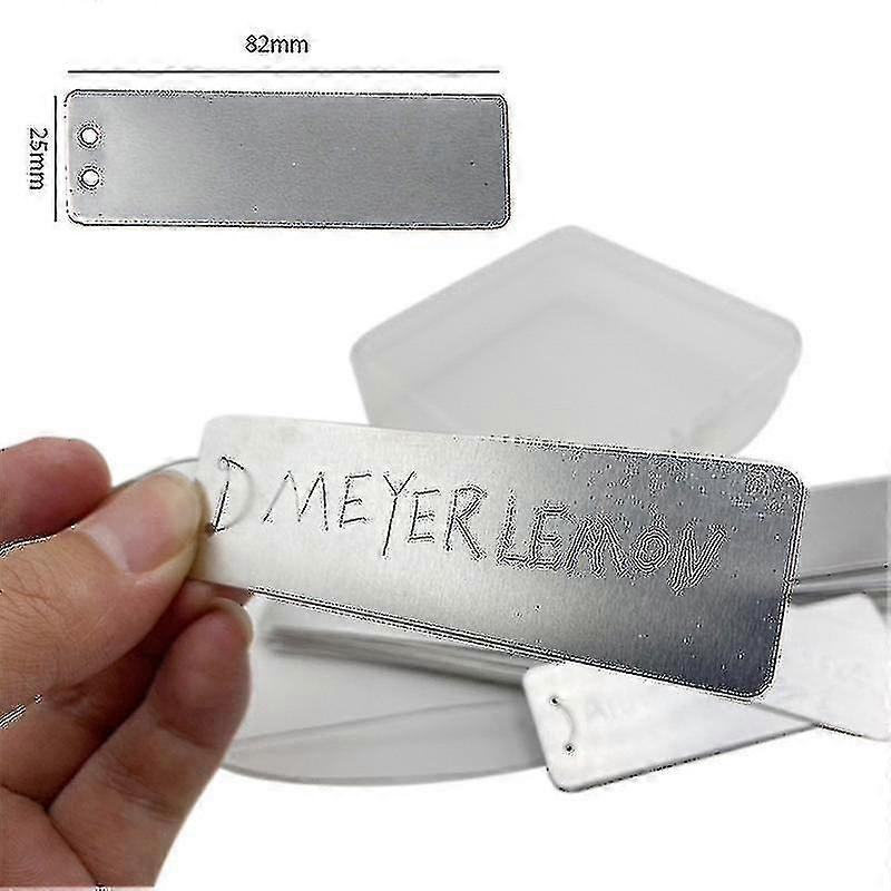 100pcs Aluminium Plant Tags For Marking Trees, Plants, Flowers Tree ...