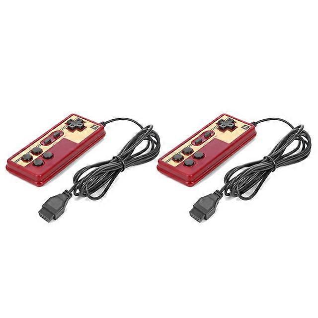 8 Bit 9Pin Gamepad Wired Game Handle Controller Gaming Joystick for ...