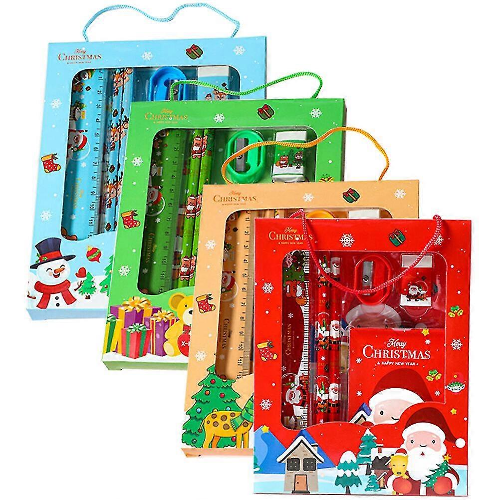 4 Sets Cartoon Stationery Christmas Themed Stationery Student Writing ...