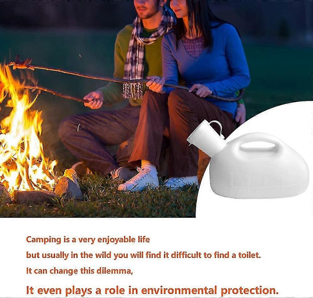 Urinals for Men 2000 ml/66 oz Portable Male Urinal Urine Collection ...