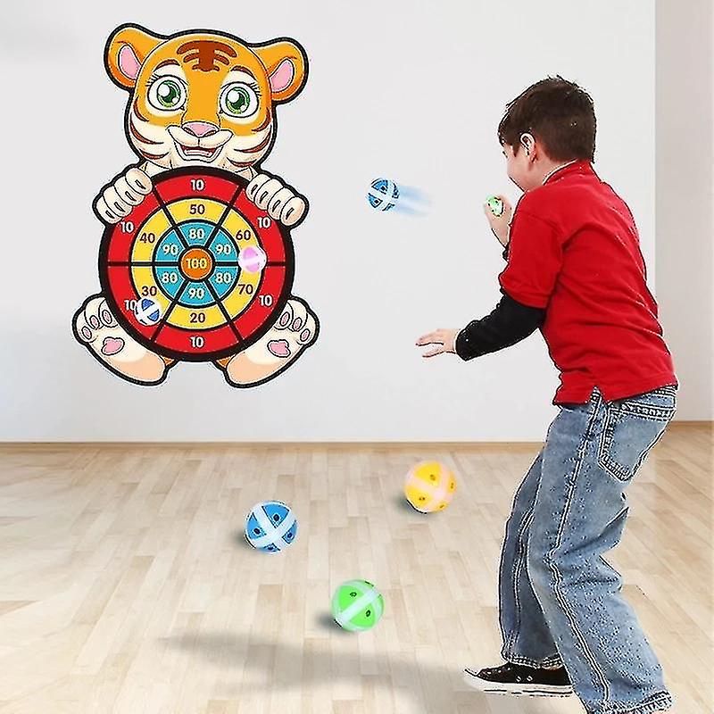 Dart Board Set Cute Cartoon Safety Dart Board Set Party Games Goo Ball ...