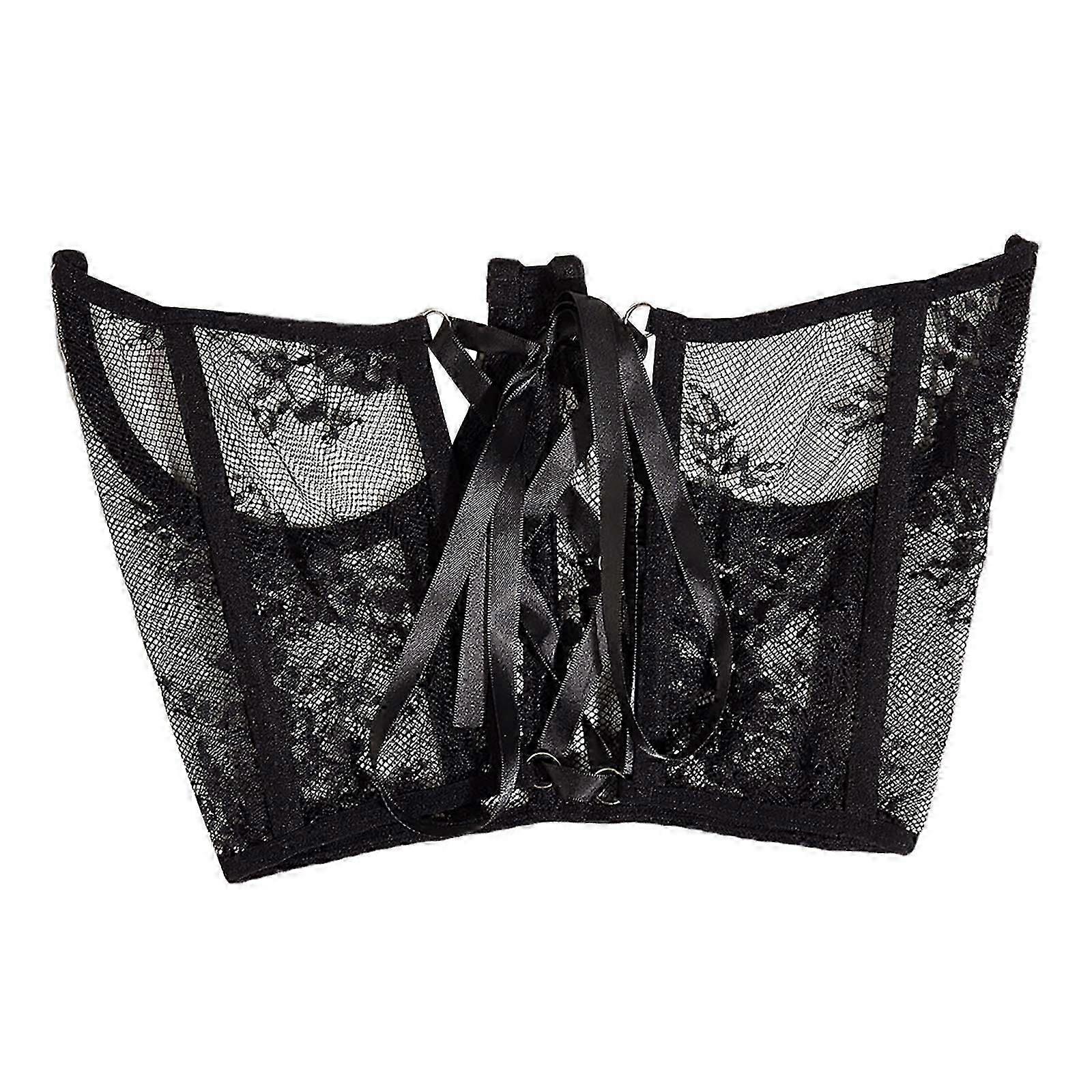 Underbust Corset Belt, Waist Corset, Lace Open Cup Corset, Short Torso ...