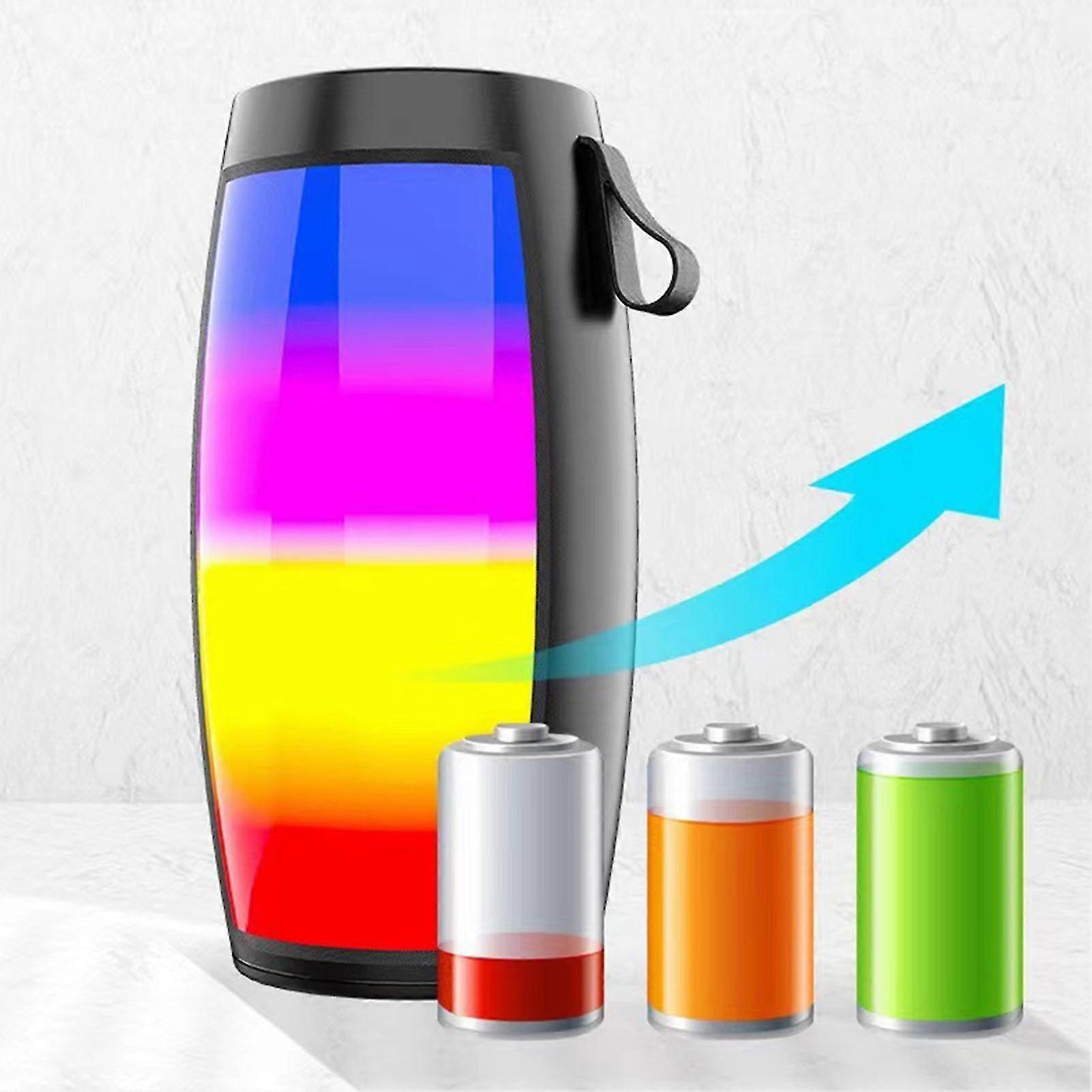 Bluetooth Speaker Stereo Support Memory Card Portable Small Wireless Speaker with Colorful Light ...