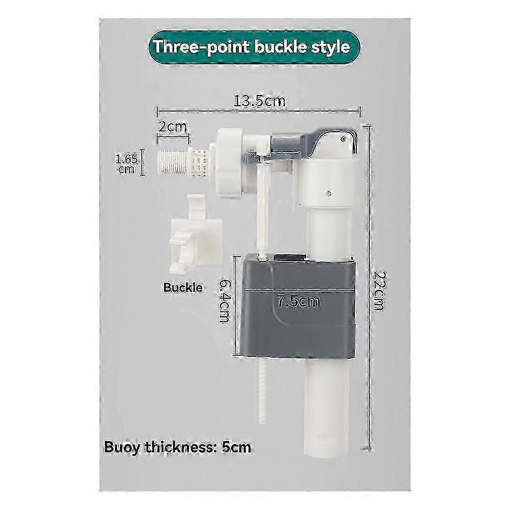 Bathroom In-Wall Water Tank Inlet Valve for Wall Mounted Toilets G3 ...