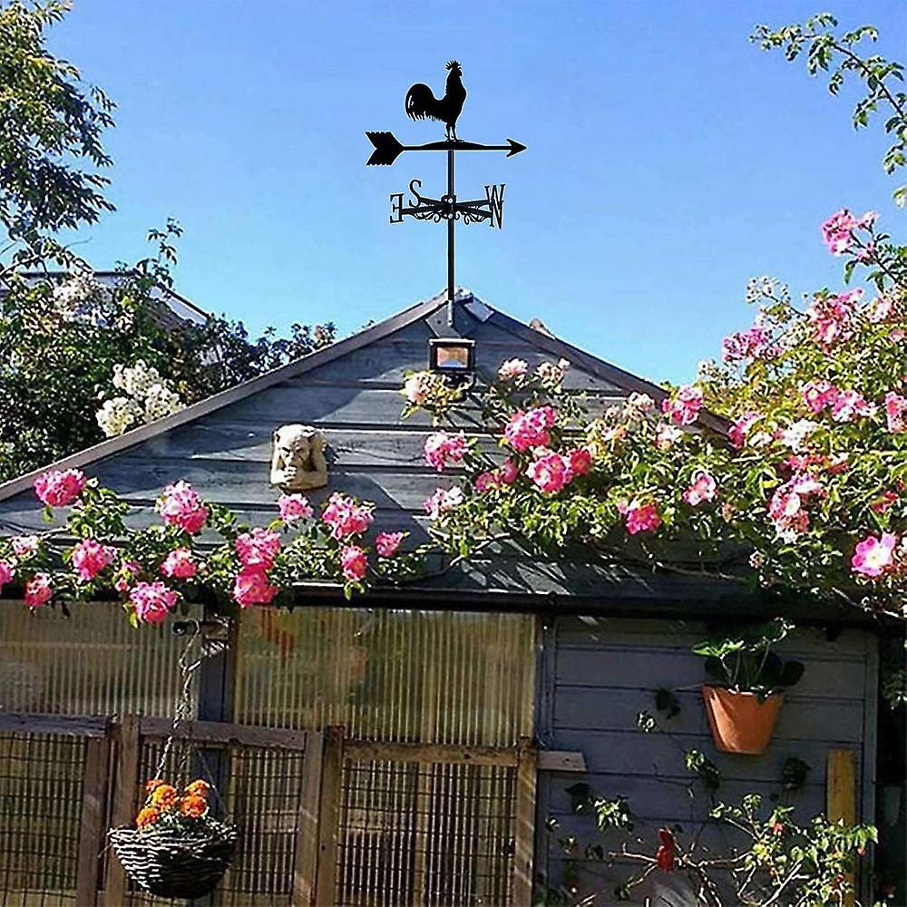 Weathervane With Animal Chickens Garden Stake Weather Vane Wind ...