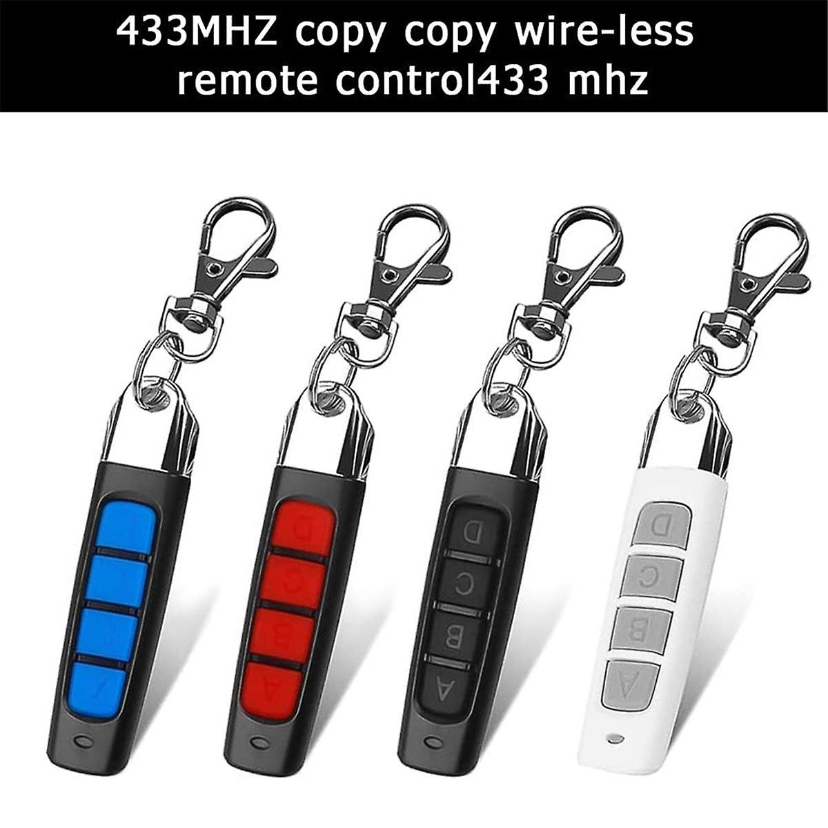 Gate Remote Control Duplicator, 4 Pcs 433 MHz Electric Gate Openers for Automatic Sliding Door ...