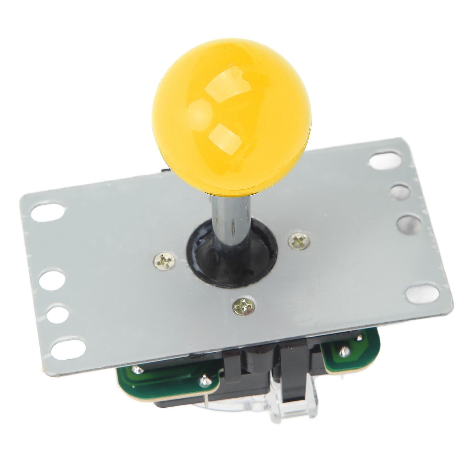 Yellow Arcade Game Joystick with Control Chip for DIY USB Controller ...