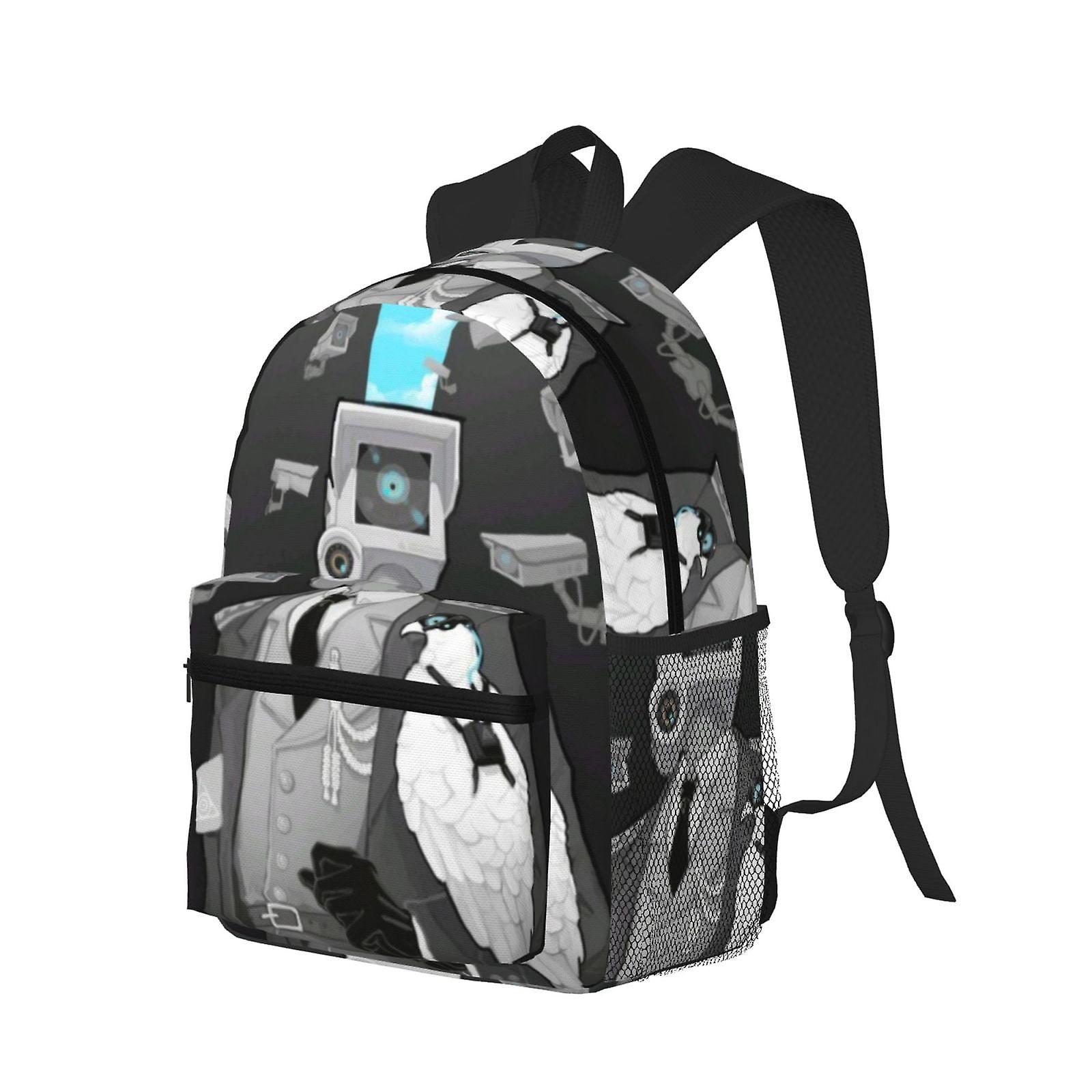 Skibidi Toilet Backpack For Girls Boys, Bookbag School Bag With Large ...