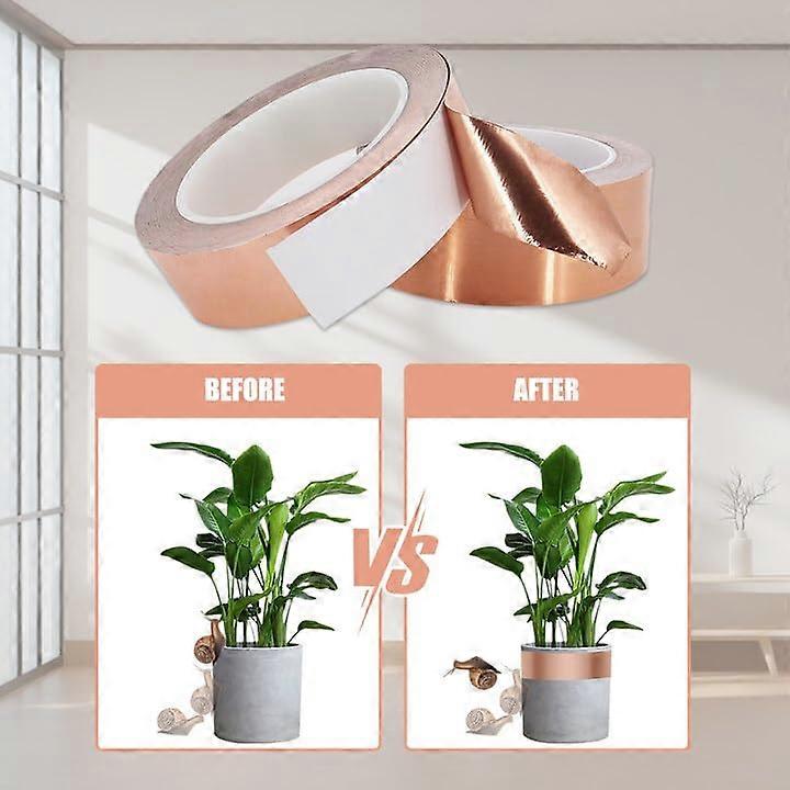 Copper Foil Tape, Double-Sided Conductive Copper Tape, Self-Adhesive ...