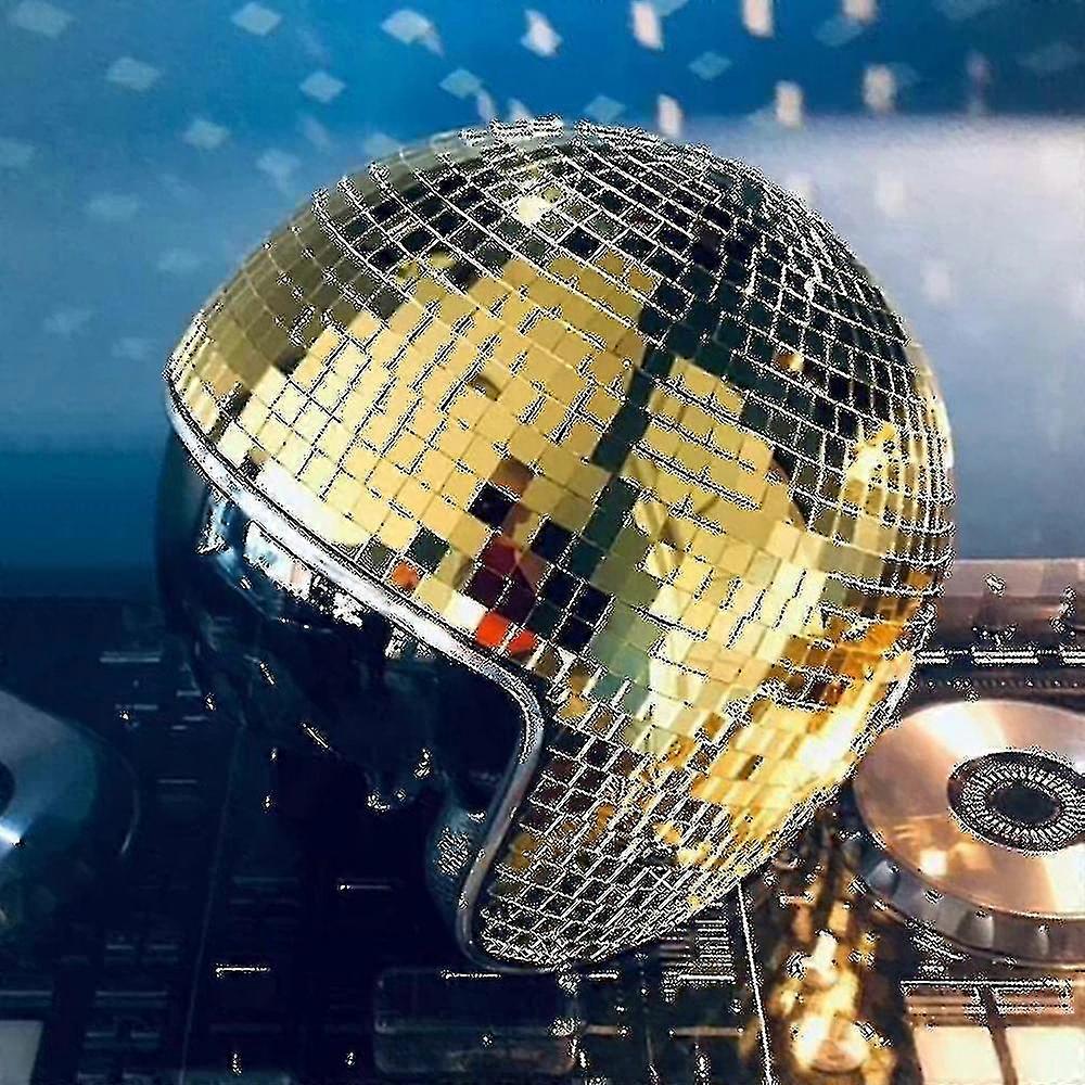Disco Ball Helmet With Retractable Visor For Nightclub Cool Props ...