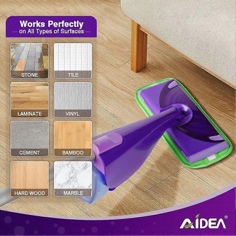 Microfibre Reusable Mop Refill Pads Compatible with ,Machine Washable ...