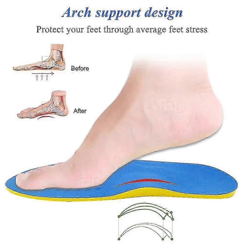 O/x Leg Orthopedic Insoles Correction Shoe Inserts For Arch Supports ...