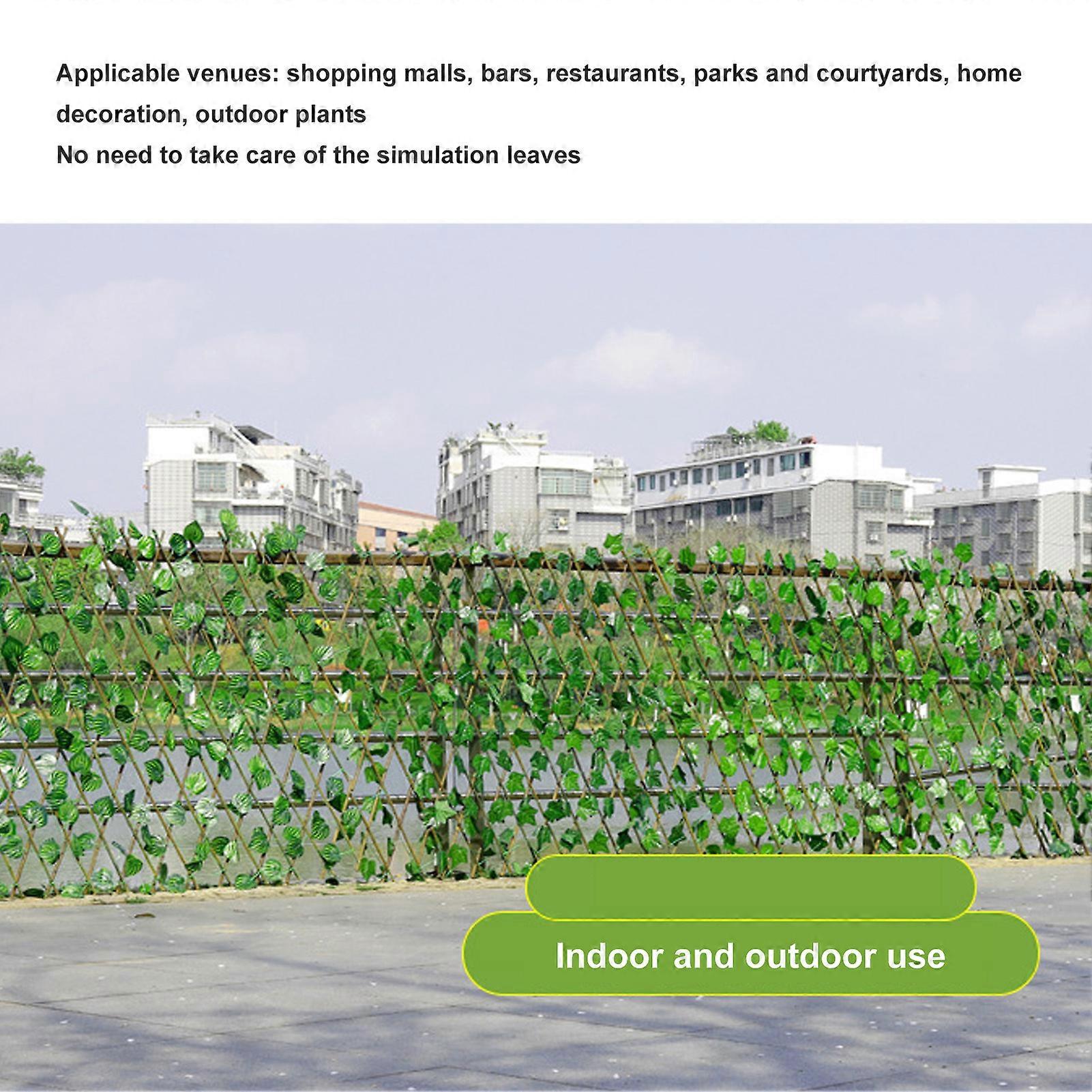 Artificial Hedges Fence Simulation Expandable Sun Protection Waterproof ...