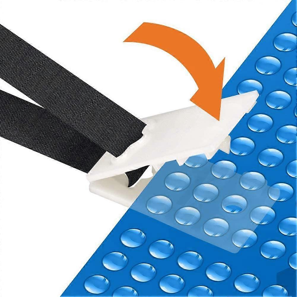Swimming Pool Solar Cover Fixing Kit, 8 Solar Cover Straps, Kit with ...