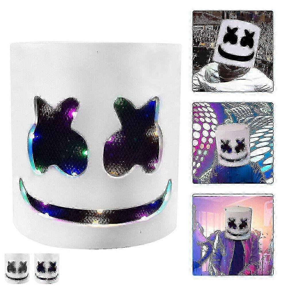 Marshmello Dj Mask Halloween Cosplay Mask E | Fruugo UK