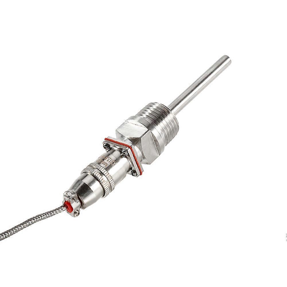RTD PT100 Temperature Sensor 1/2" NPT Threads with 2 Meter Cable ...