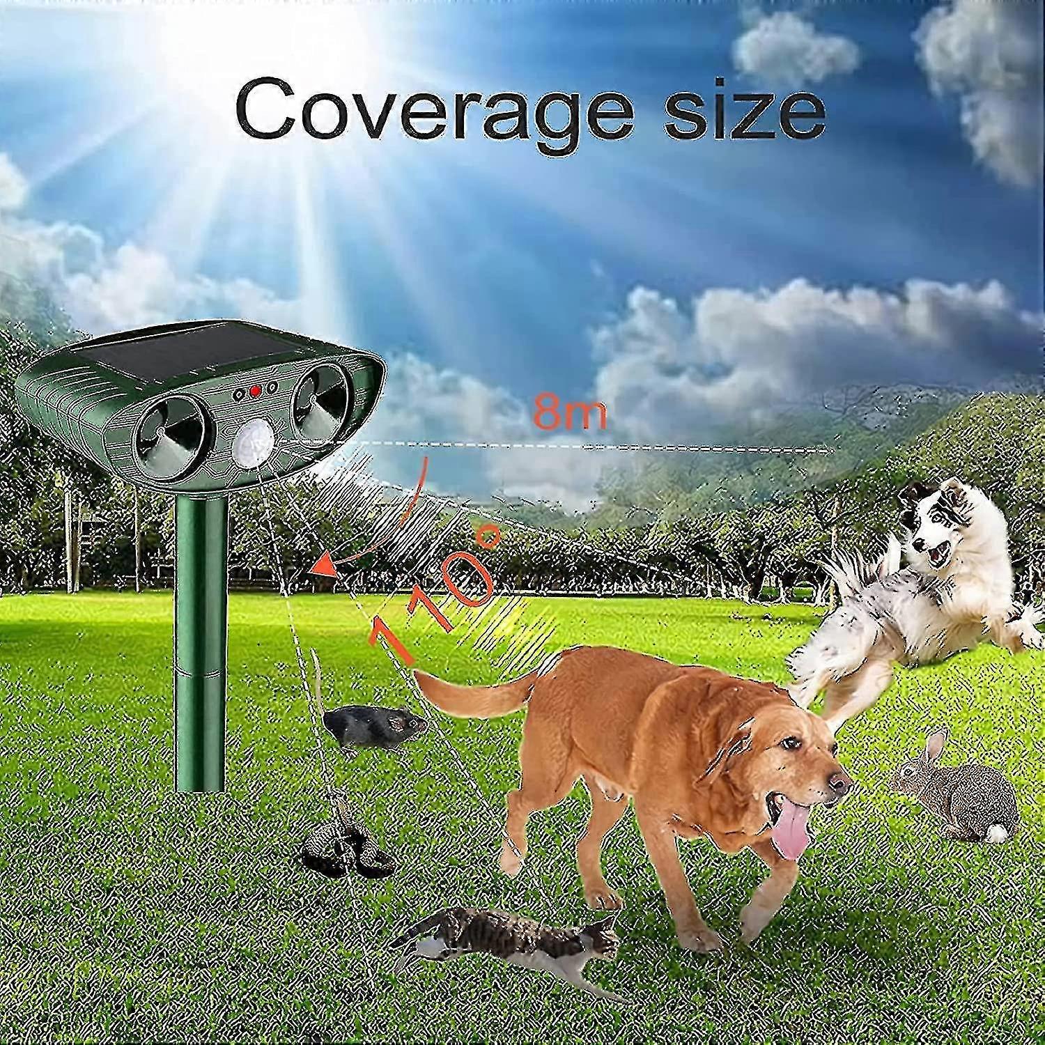 Ultrasonic Cat Repeller, Solar Powered Cat Repeller, Ultrasonic Rodent ...