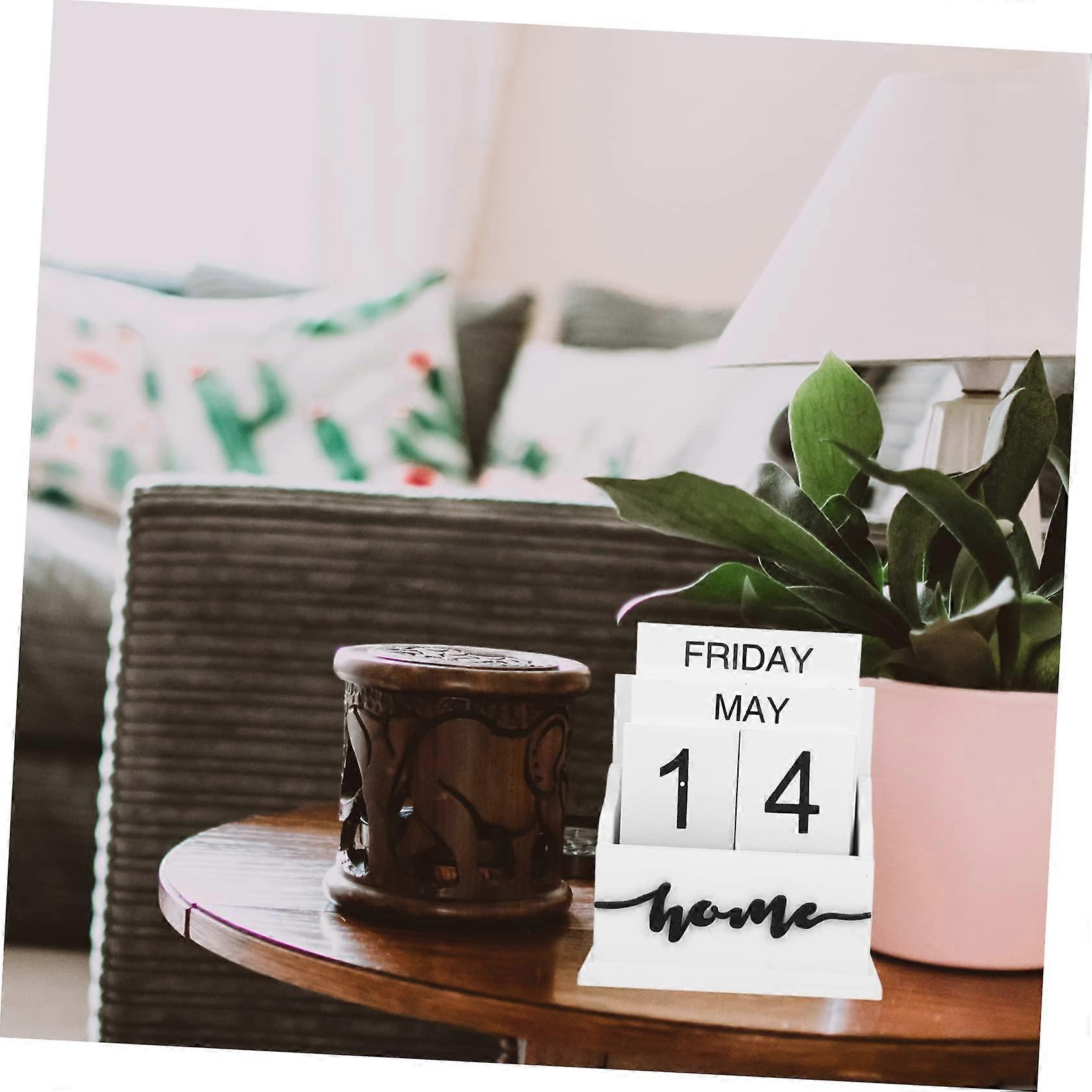 Calendar 2024 Calendar Desk Date Blocks Wooden Date Blocks Desk ...