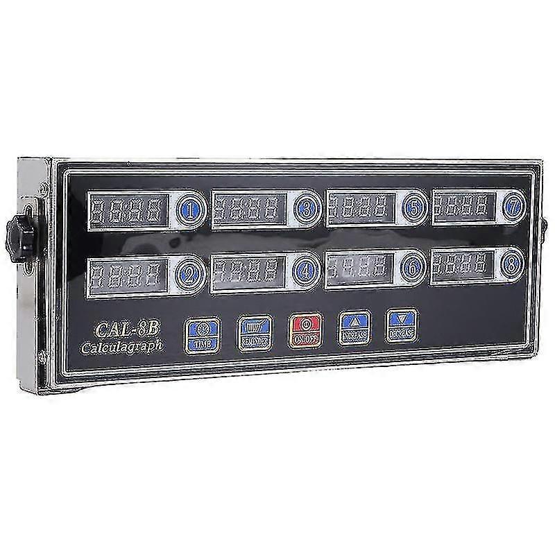 Cal-8b Portable Calculagraph, 8 Channel Digital Timer, Kitchen Cooking ...