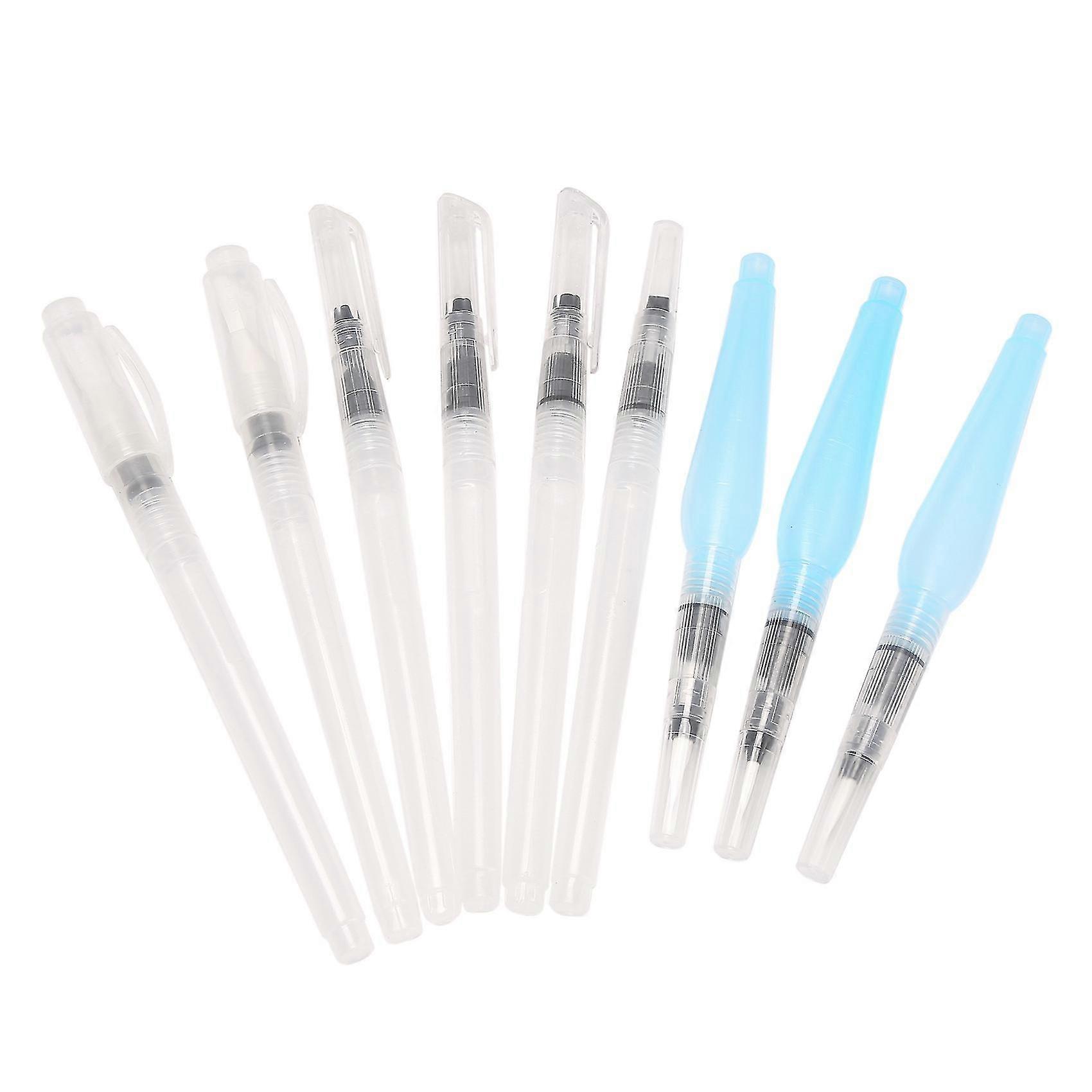 Water Brush Pen Set,9 Pcs Water Tank Brush,water Brush Pen With Water ...