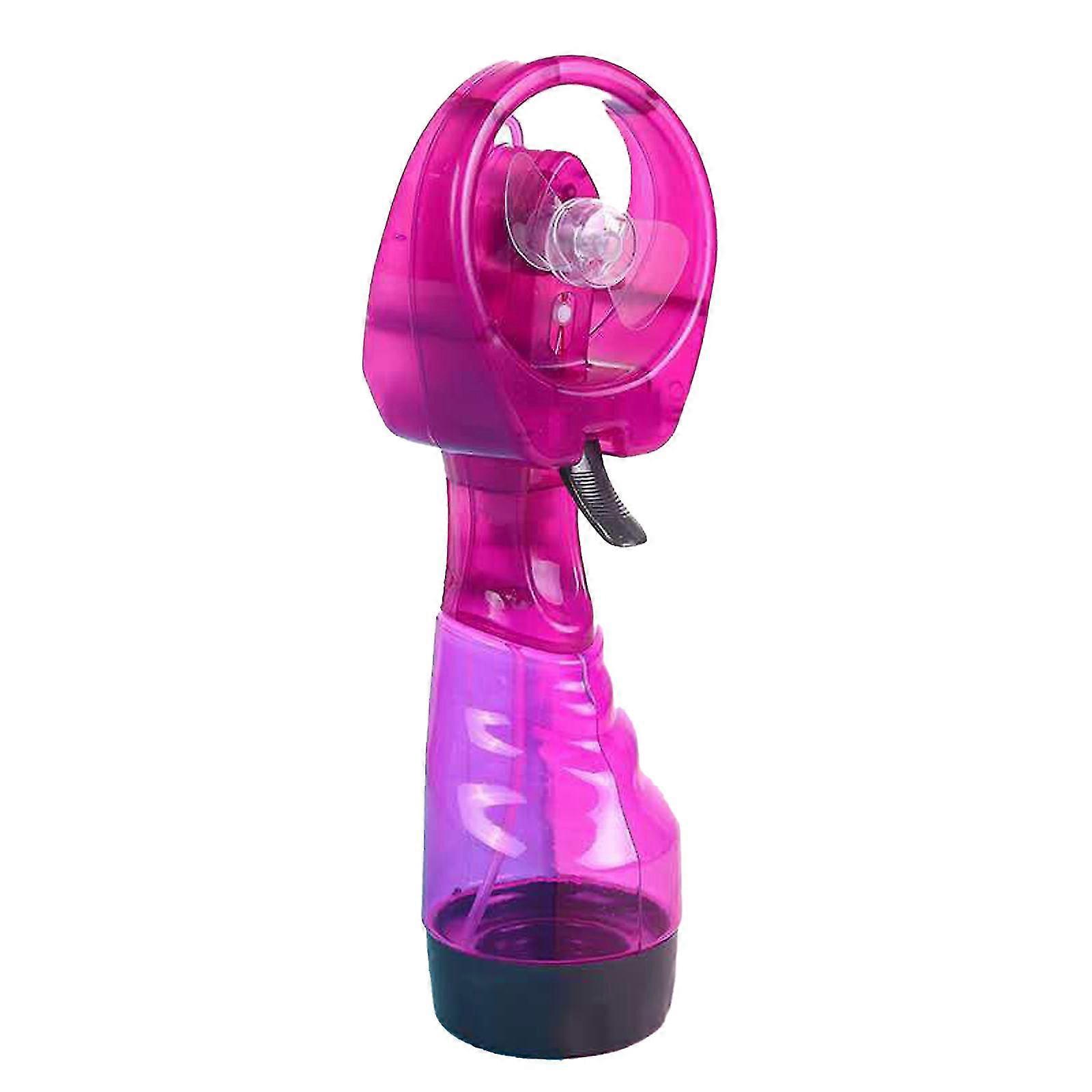 Handheld Water Misting Fan - Battery Powered Water Misting Desk Fan ...